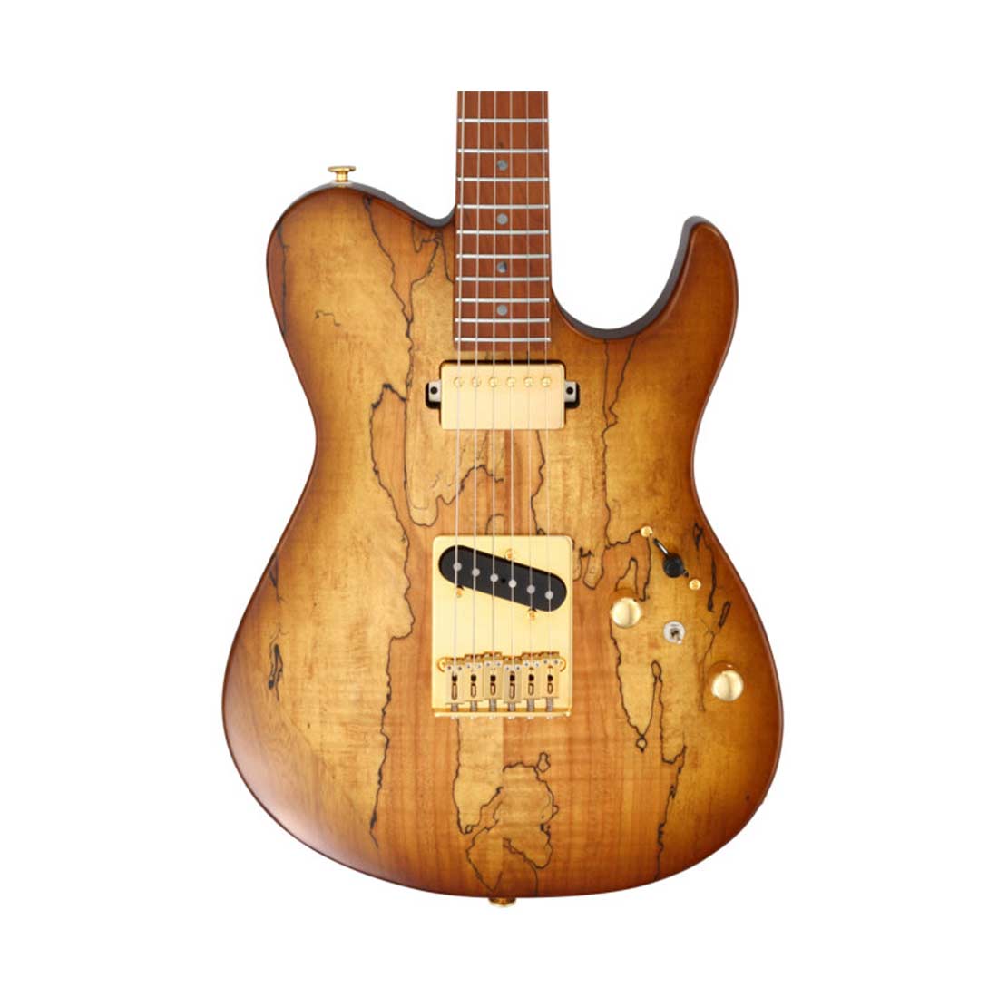FGN EIL-EW1-HS-RM/HCB Hojicha Burst Electric Guitar with Hard Case ...